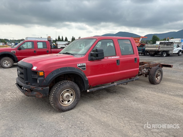 2008 Ford F-250 XL 4x4 Extended Cab Cab and Chassis (Inoperable ...