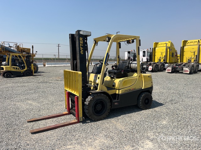 2018 Hyster H60XT 5950 lb Pneumatic Tire Forklift | Ritchie Bros ...