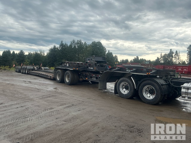 2017 Peerless LB85 85 ton 9 Axle Beam Removable Gooseneck Lowboy ...