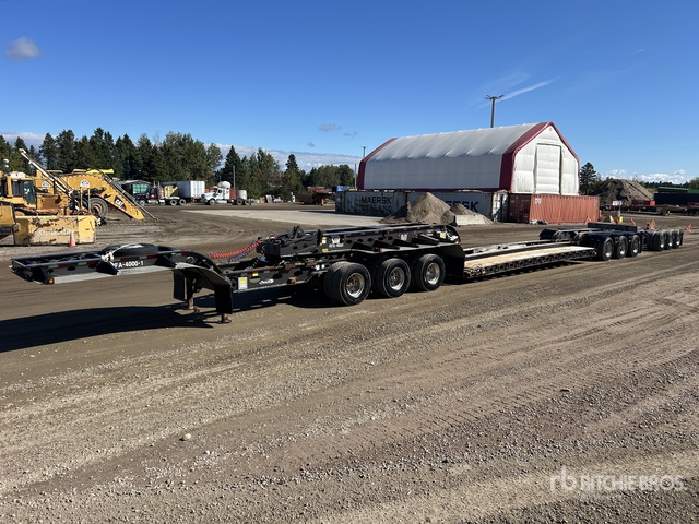 2017 Peerless LB85 85 ton 9 Axle Beam Removable Gooseneck Lowboy ...
