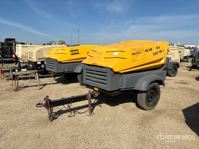 2012 Atlas Copco XAS 185 JD7 Mobile Air Compressor | Ritchie Bros ...