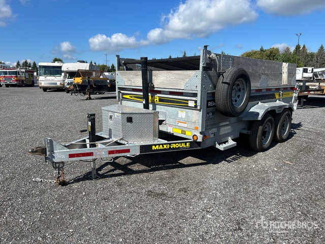 2023 Maxi-Roule DT72144-TA3-SP 12 ft T/A Dump Utility Trailer | Ritchie ...