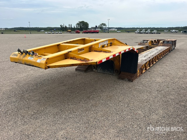 2018 Load King 553-55 Tri/A Removable Gooseneck Flatbed Trailer | Ritchie Bros. Auctioneers