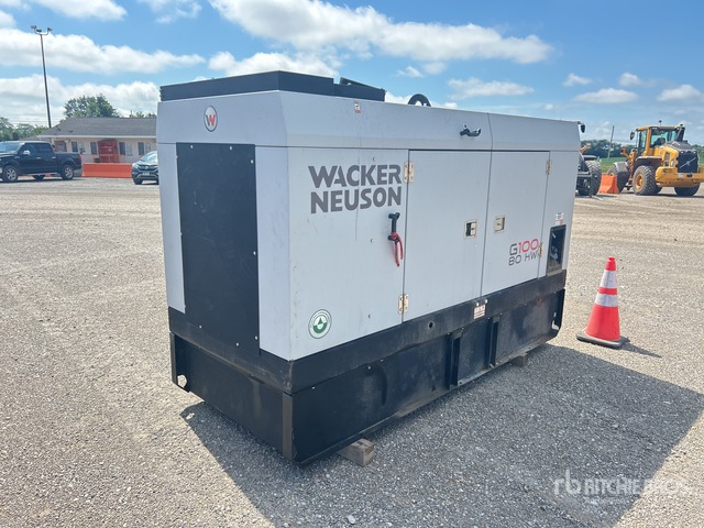 2021 Wacker Neuson G100 80 kW Skid-Mounted Generator Set | Ritchie Bros ...