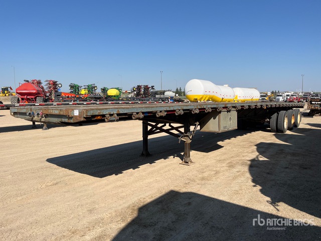 1998 Load King 53 ft Tri/A Flatbed Trailer | Ritchie Bros. Auctioneers