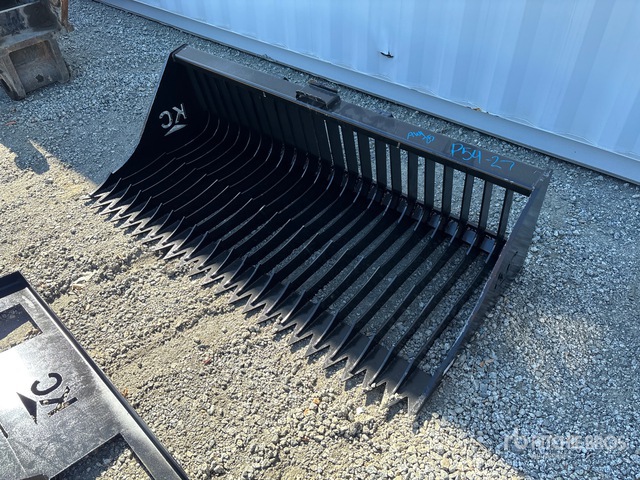 2025 Kit Containers QT-SB-H72-F 72 in Skid Steer Screening Bucket ...