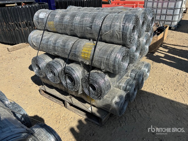 Quantity of (15) 2025 BYT FFC762 330 ft x 4 ft Galvanized Farm Fencing ...