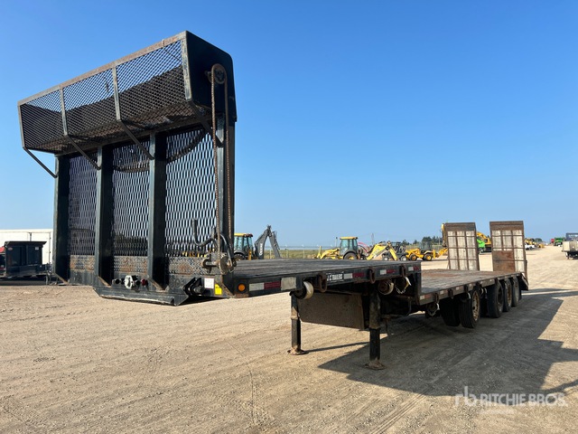 2004 JC Trailer 48 ft Quad/A Single Drop Step Deck Trailer | Ritchie ...