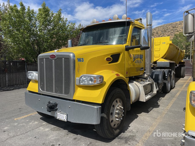 2023 Peterbilt 567 8x4 Tri/A Day Cab Truck Tractor | Ritchie Bros ...