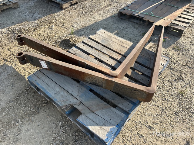 46 in Shaft Type Fork Tines - Fits Caterpillar, Noble, Eagle Picher ...