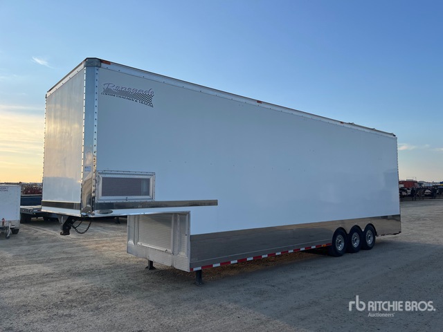 2003 Kibbi Renegade 36 ft Tri/A Gooseneck 3 Car Hauler Enclosed Trailer ...