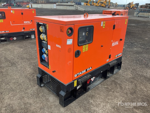 2019 JCB G18RS 18 kVA Skid-Mounted Generator Set | Ritchie Bros ...