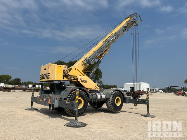 2008 Grove RT700E 60 ton 4x4 Rough Terrain Crane in Dallas, Texas ...