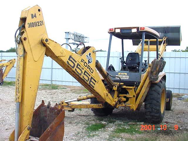 1999 New Holland 555E Backhoe Loader in Irving, Texas, United States ...