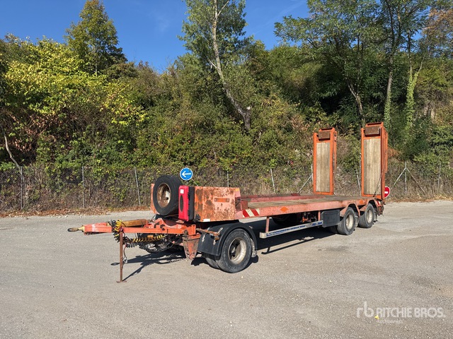 2003 TR AX R243WUL Tri/A Single Drop Remorque Porte-Engins Low Loader ...