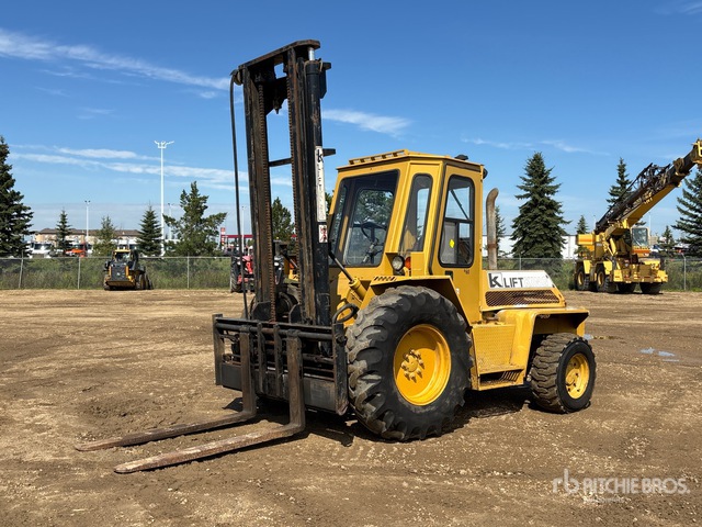 2001 Lift King LK 10M22 10000 lb 4x4 Rough Terrain Forklift | Ritchie ...