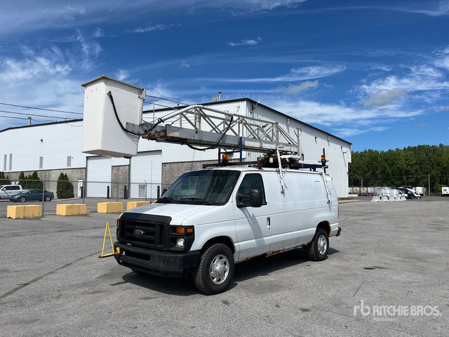 2010 Telelift TTS-25-5-GY 35 ft on 2010 Ford E-350 4x2 Van Mounted ...