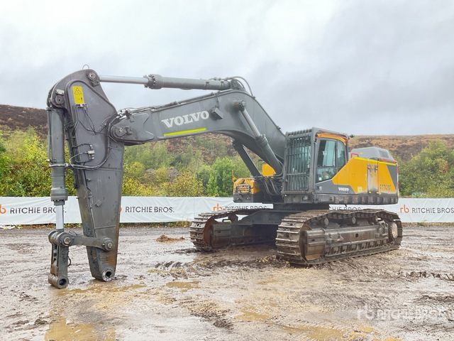 2018 Volvo EC750EL Excavatrice sur chenilles | Ritchie Bros. Auctioneers