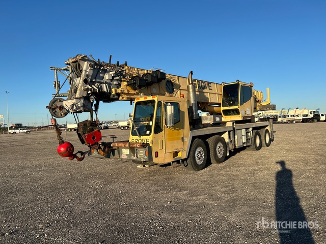 2000 Grove TMS875C 75 ton 8x4x4 Grue hydraulique sur camion | Ritchie ...