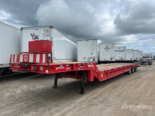 2017 Trail-Eze TE1001 53 ft Tri/A Sliding Axle Trailer | Ritchie Bros ...