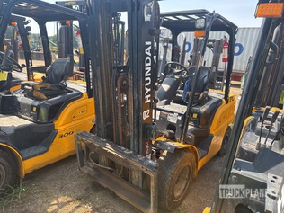 2021 Hyundai 30D-9 5890 lb Pneumatic Tire Forklift in Spartanburg ...