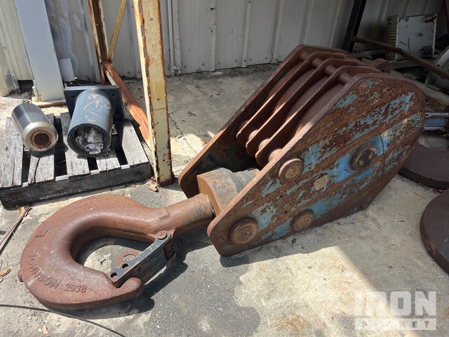 Johnson Blocks J80Q24RTA 80 ton 4 Sheave Hook Block | Ritchie Bros ...