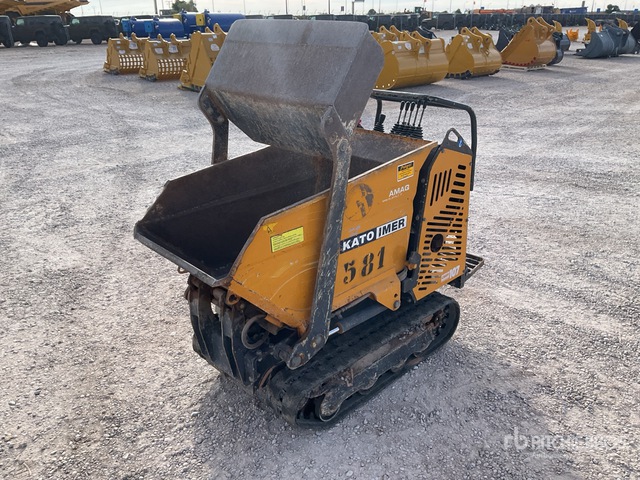 2019 Katoimer CARRY 107 Walk-Behind Self-Loading Mini Crawler Dumper ...