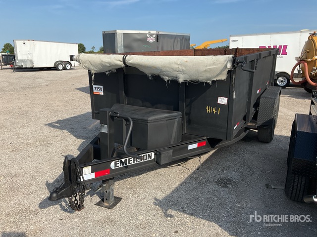 2007 Emerson 14 ft T/A Dump Utility Trailer | Ritchie Bros. Auctioneers