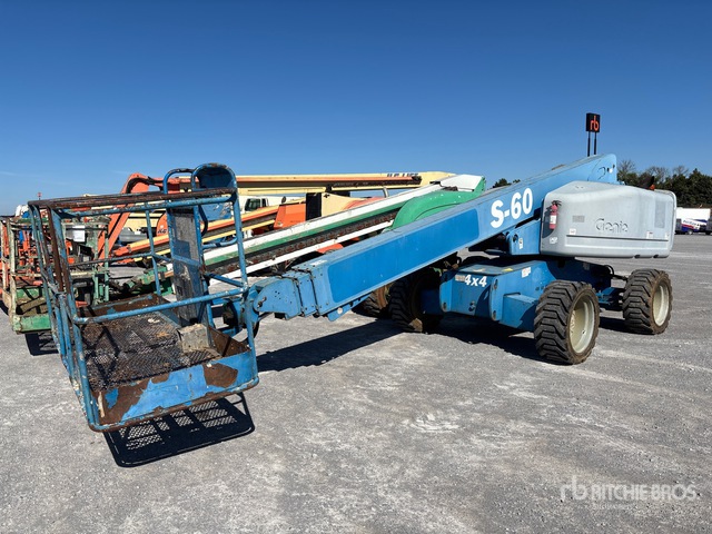 2005 Genie S-60 4WD Diesel Telescopic Boom Lift | Ritchie Bros. Auctioneers