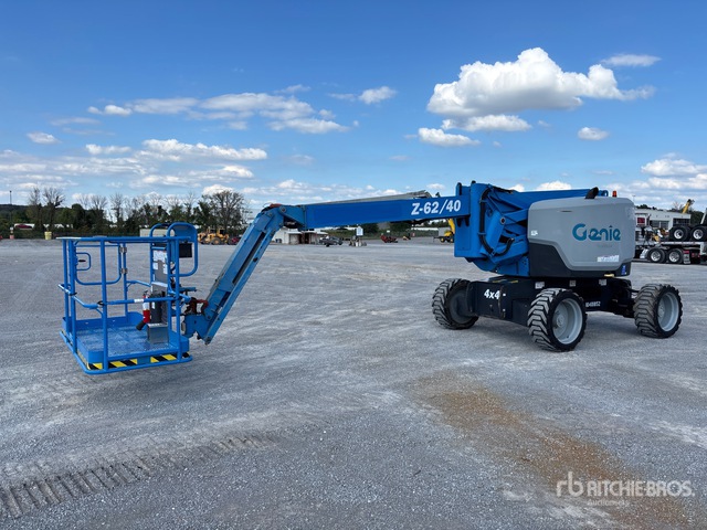 2015 Genie Z-62/40 4WD Diesel Articulating Boom Lift | Ritchie Bros ...