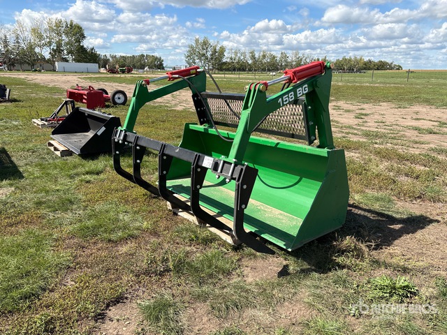 2025 Industrias America 158BG 83 in Grapple Benna per trattore agricolo - Fits John Deere ...