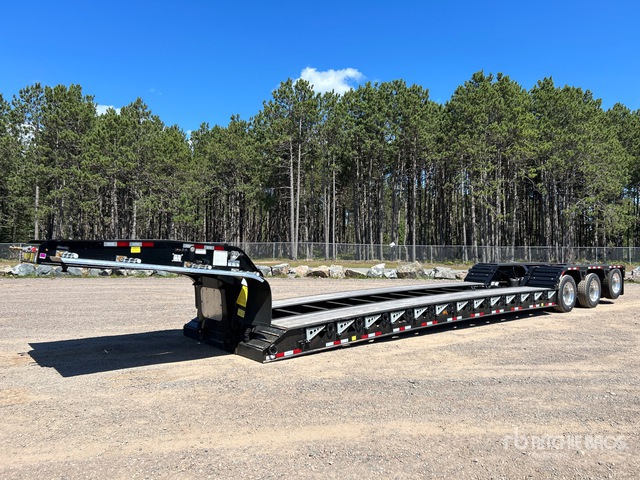 2025 BWS Tri/A Double Drop Removable Gooseneck Flatbed Trailer ...