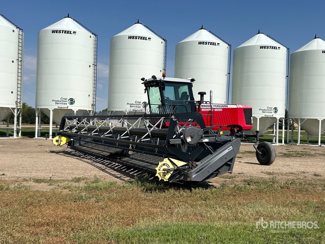 2014 Massey Ferguson WR9735 36 ft Swather Windrower | Ritchie Bros ...