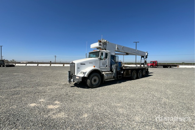 Manitex 35124 Straight Boom on 2009 Kenworth T-800 8x4 Boom Truck ...