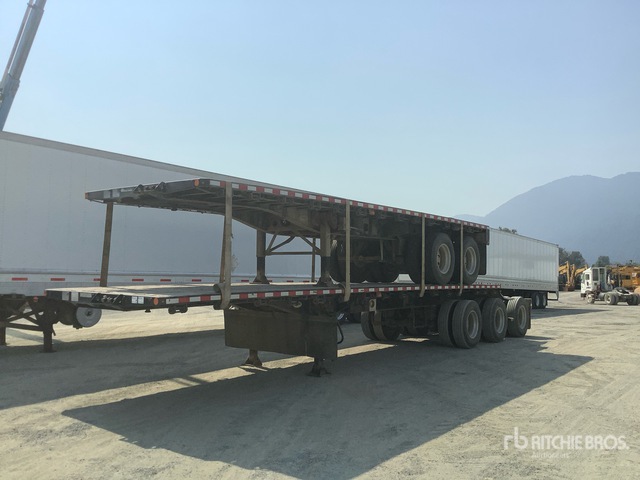 2023 Raja 43 ft Tri/A B-Train Lead Flatbed Trailer | Ritchie Bros ...