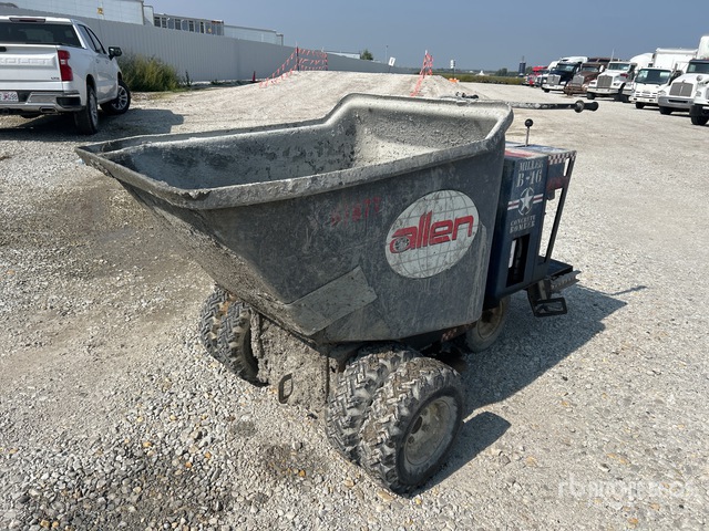 Miller MB16 Stand-On Mini Rubber Tire Mud Buggy Concrete Buggy ...