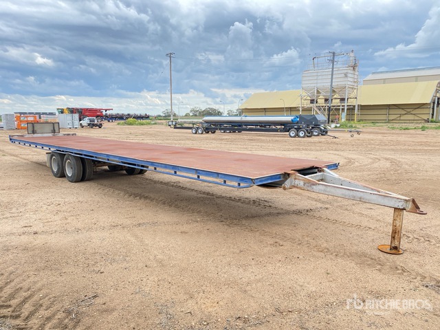Rodjer P/L 12 m Bogie/A Roll Back Ag Implement Flatbed Trailer ...
