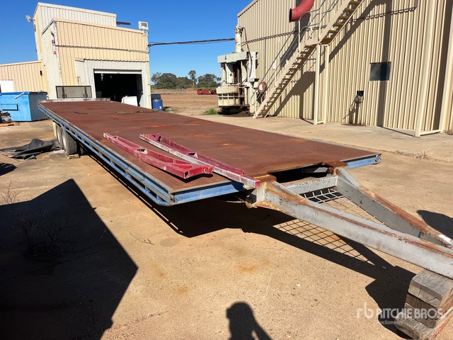 Rodjer P/L 13 m Bogie/A Ag Implement Flatbed Trailer | Ritchie Bros ...
