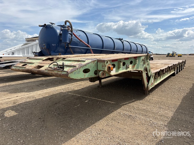 2013 Peerless LB60SDLR0W5A 59 ft 5 axle Scona Folding Neck Trailer ...