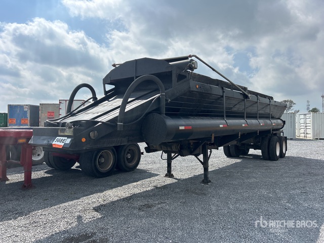 1994 Flow Boy 42 ft T/A Remolque de Descarga Trasera / Live Bottom ...