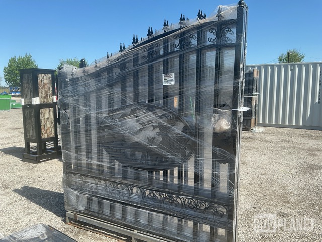 (2) Suihe 14' Bi-Parting Iron Gates - Unused in Springtown, Texas ...