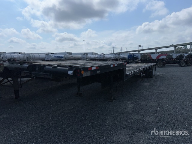 1991 Trailmobile F731-7EEH 41 ft T/A Single Drop Step Deck Trailer ...