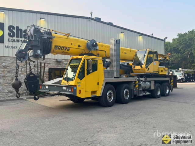 2016 (unverified) Grove TMS9000E 110 ton 8x4 Hydraulic Truck Crane ...