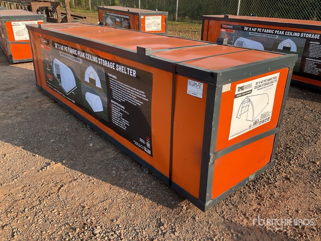 TMG ST3040E 30 ft x 40 ft Peak Ceiling Storage Building (Unused ...