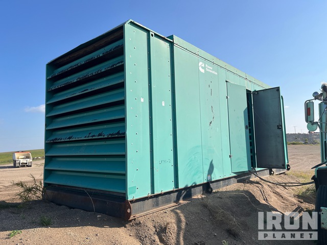 2015 Cummins DQCC-1422529 800 kW Containerized Primary Generator Set in ...