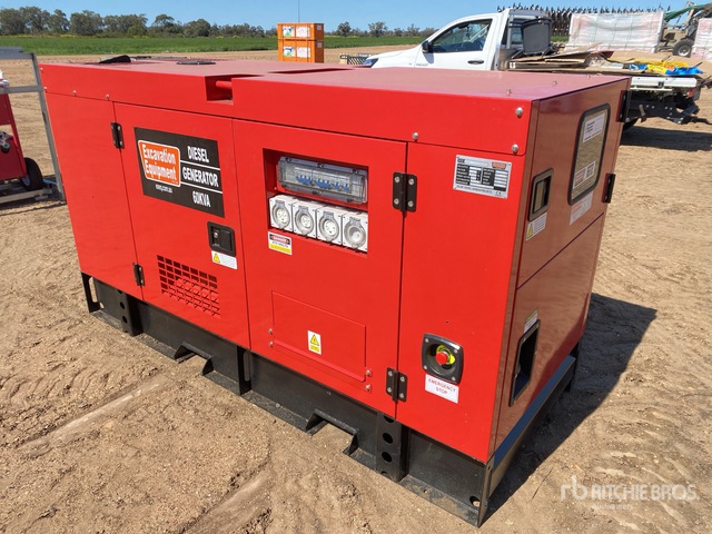 2025 EXEQ 60-3 60 kVA Skid-Mounted Generator Set (Unused) | Ritchie Bros. Auctioneers