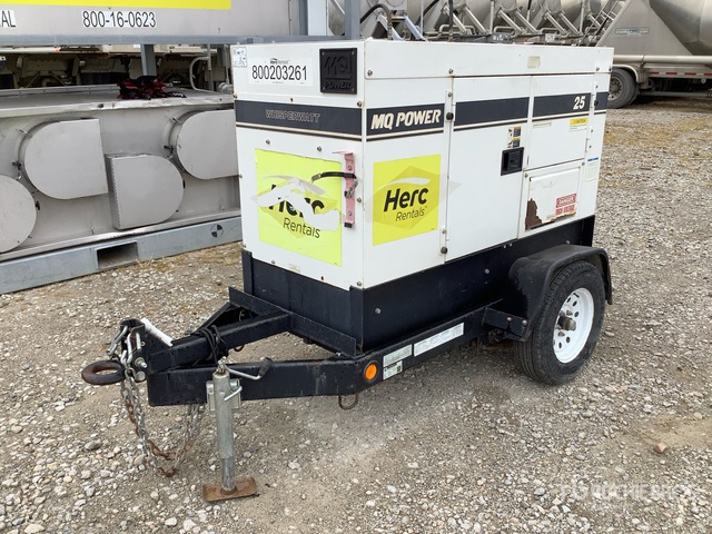 2018 Multiquip DCA25SSIU4F 20 kW Mobile Stand-By Generator Set ...