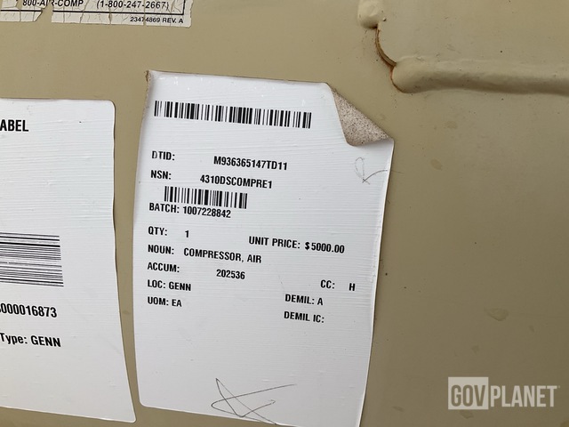 Ingersoll-Rand 7100 Air Compressor in Yermo, California, United States ...