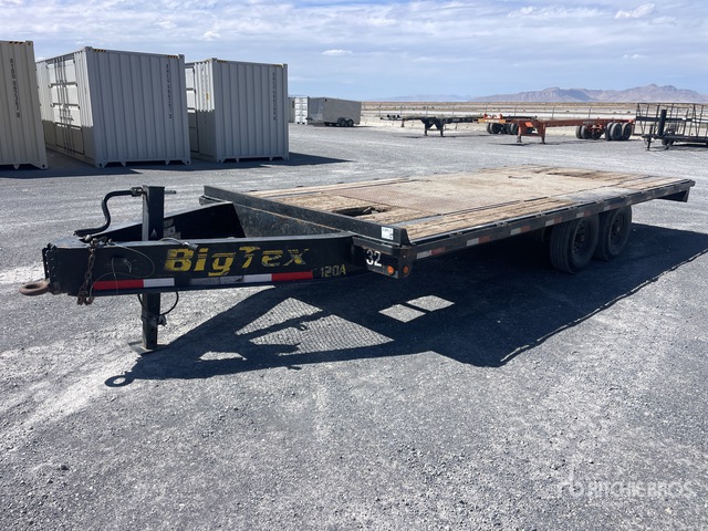 2015 Big Tex 120-A 12000 lb 20 ft T/A Equipment Trailer | Ritchie Bros ...