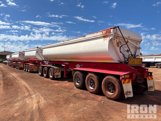 2021 Bruce Rock Engineering Tri/A AAB Quad Road Train Combination Side ...